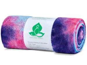 nousion yoga hand towel, super sweat absorbent, quick dry, premium microfiber, lightweight, ideal for pilate, hot yoga(24" x 16")