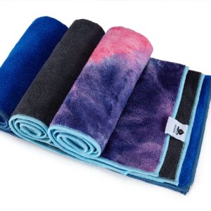 Nousion Yoga Hand Towel, Super Sweat Absorbent, Quick Dry, Premium Microfiber, Lightweight, Ideal for Pilate, Hot Yoga(24" x 16")