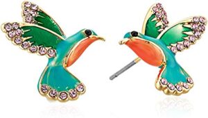 kate spade scenic route hummingbird statement stud earrings