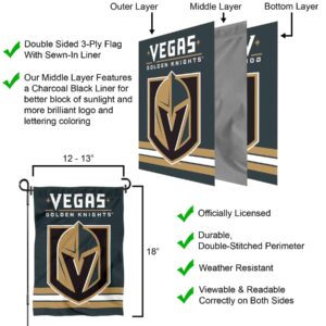 WinCraft Vegas Golden Knights Double Sided Garden Flag