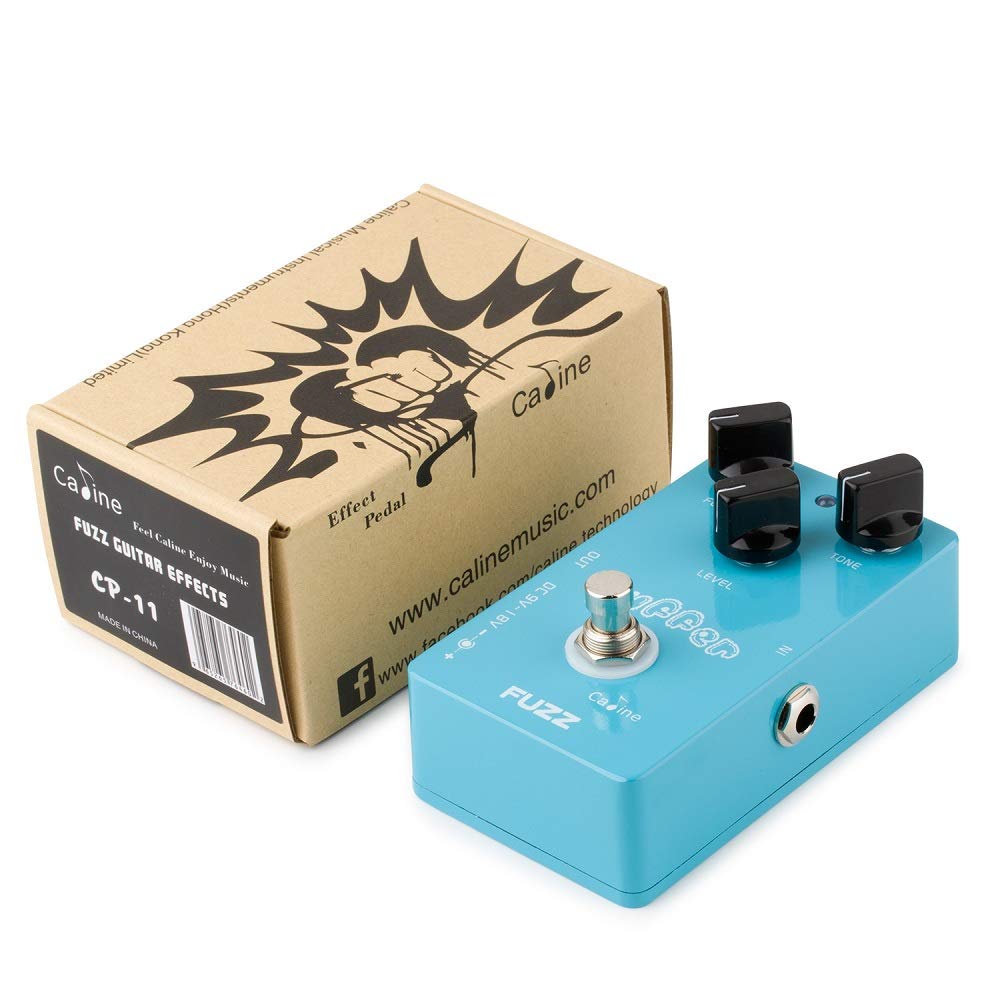 Caline Puffer Fuzz Electric Guitar Effects Pedal Blue CP-11