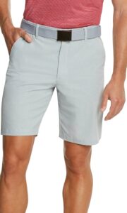 three sixty six mens dry fit golf shorts 10 in inseam - quick dry casual chinos w/elastic waist