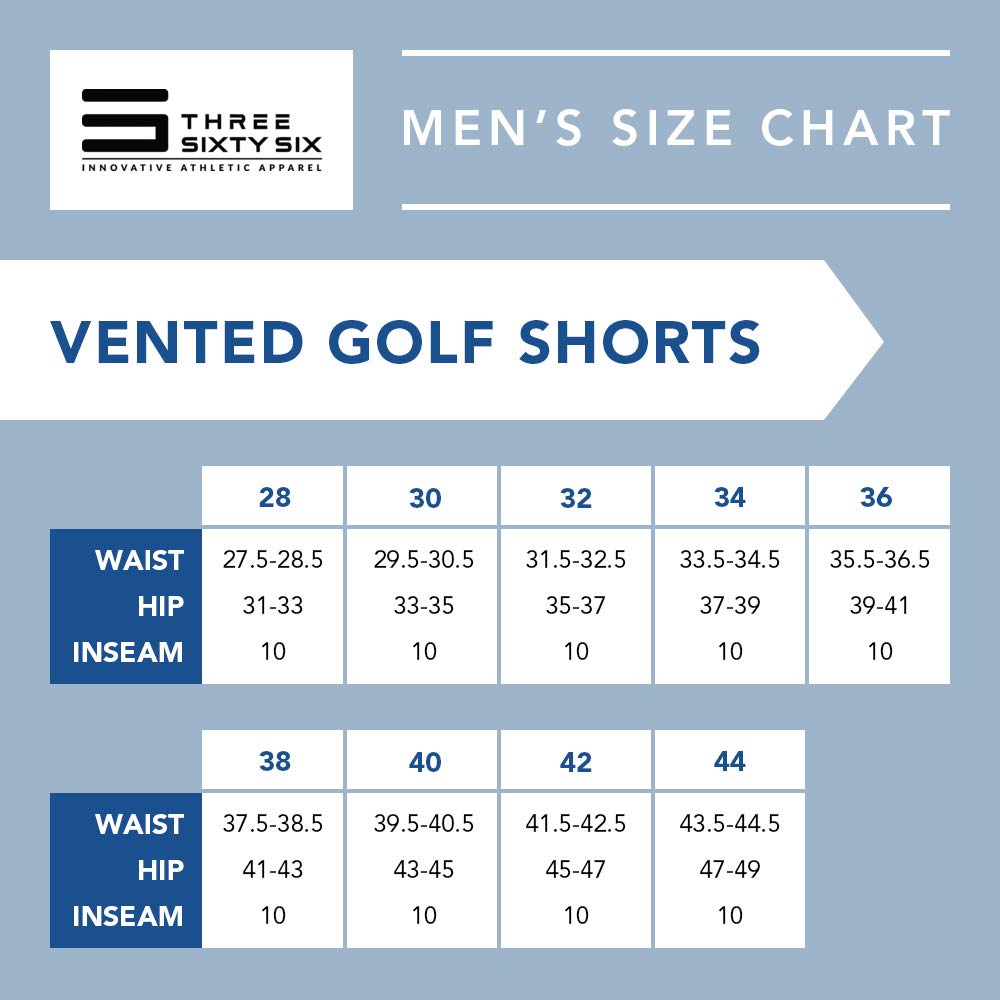 Three Sixty Six Mens Dry Fit Golf Shorts 10 in Inseam - Quick Dry Casual Chinos w/Elastic Waist