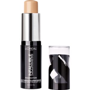 l'oreal paris makeup infallible longwear shaping stick foundation, 403 buff, 1 tube, 0.32 ounce