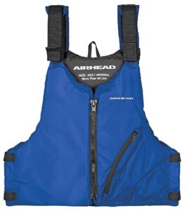 airhead yukon base paddle vest, blue, x-large