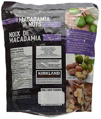 KIRKLAND SIGNATURE Roasted Macadamia Nuts (Net Wt 24 Ounce ),