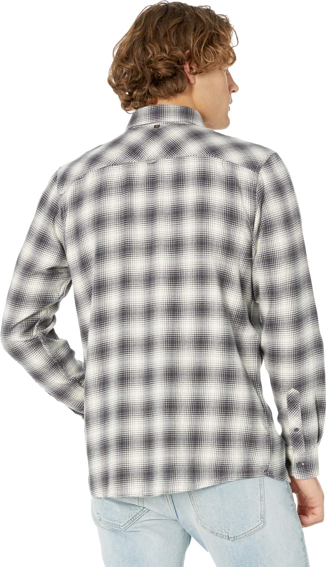 Rip Curl Men's Draco Flannel, Off White, S