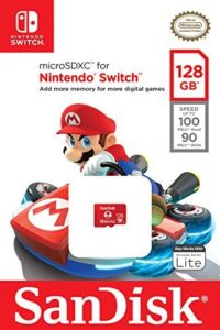 sandisk 128gb microsdxc card, licensed for nintendo switch - sdsqxao-128g-gnczn