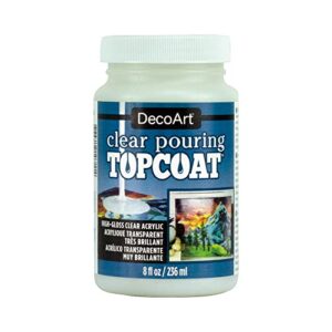 decoart clear pouring topcoat 8oz