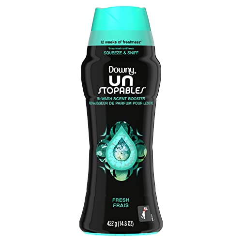 Downy Unstopables Laundry Scent Booster Beads for Washer, FRESH, 14.8 oz