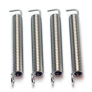 monsterbolts - premium guitar tremolo springs for floyd rose & fender stratocaster, 4 pack