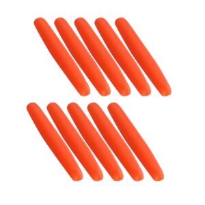 vgeby 100pcs strike indicator, tear drop fishing bobber tackle accessory(orange-l) fish supplies slip strike indicator