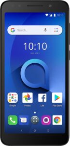 alcatel 1x unlocked smartphone (at&t/t-mobile) - 5.3" 18:9 display, android oreo (go edition), 8mp rear camera, 4g lte - dark gray (u.s. warranty)