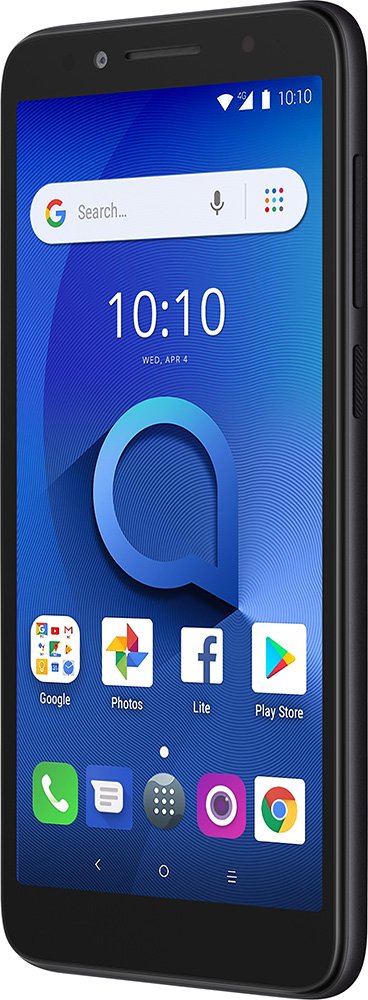 Alcatel 1X Unlocked Smartphone (AT&T/T-Mobile) - 5.3" 18:9 Display, Android Oreo (Go Edition), 8MP Rear Camera, 4G LTE - Dark Gray (U.S. Warranty)