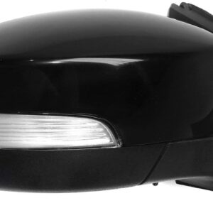 Kool Vue Passenger Side Power Non-Heated Mirror for Ford Focus 2012-2014 With Signal Light & Spotter Glass; Without Puddle Lamp Paintable 4-Door, Hatchback