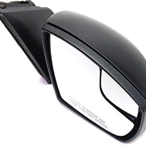 Kool Vue Passenger Side Power Non-Heated Mirror for Ford Focus 2012-2014 With Signal Light & Spotter Glass; Without Puddle Lamp Paintable 4-Door, Hatchback