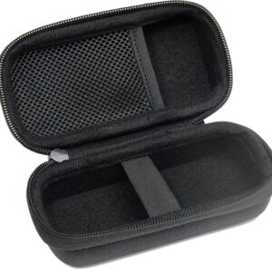 Digital Voice Recorder Case for Sony ICDPX370, PX440, PX470, BX140; Olympus WS-852, WS-853; KIMAFUN 2.4G and XIAOKOA 2.4G Wireless Lavalier Microphone, mesh pocket in The lid, detachable wrist strap