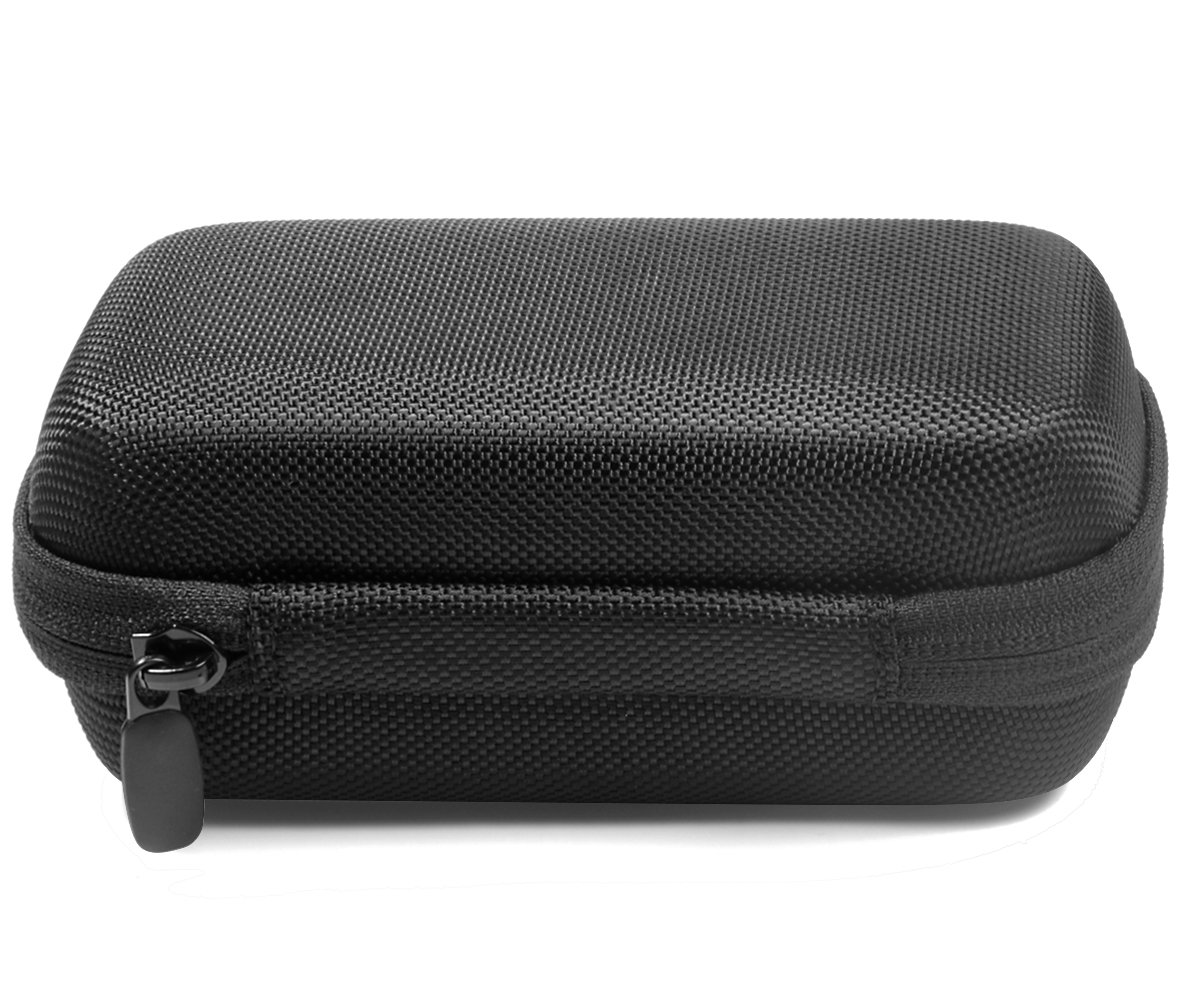 Digital Voice Recorder Case for Sony ICDPX370, PX440, PX470, BX140; Olympus WS-852, WS-853; KIMAFUN 2.4G and XIAOKOA 2.4G Wireless Lavalier Microphone, mesh pocket in The lid, detachable wrist strap