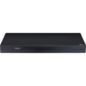 lg ubk80 4k ultra-hd blu-ray player with hdr compatibility (2018), black