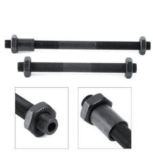 VGEBY 1 Pair Hollow Hub Shaft, Quick Release Hub Road Mountain Bike Front & Rear Axle Hollow Shaft Set