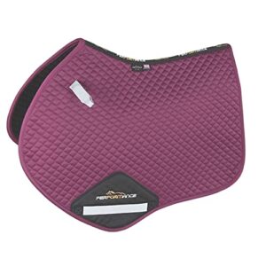 shires arma jump saddlecloth (plum)