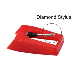 Record Player Needle, Gartopvoiz Diamond Stylus Replacement for Turntable, LP, Phonograph(Pack of 2) …