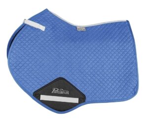 shires performance synthetic suede jumping pad royal 17"-18"