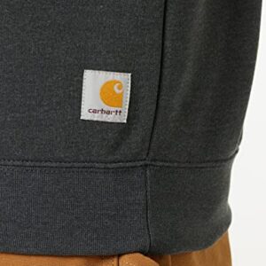 Carhartt mens Midweight Crewneck (Big & Tall) Sweatshirt, Carbon Heather, X-Large Big Tall US