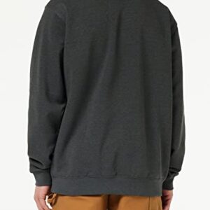 Carhartt mens Midweight Crewneck (Big & Tall) Sweatshirt, Carbon Heather, X-Large Big Tall US