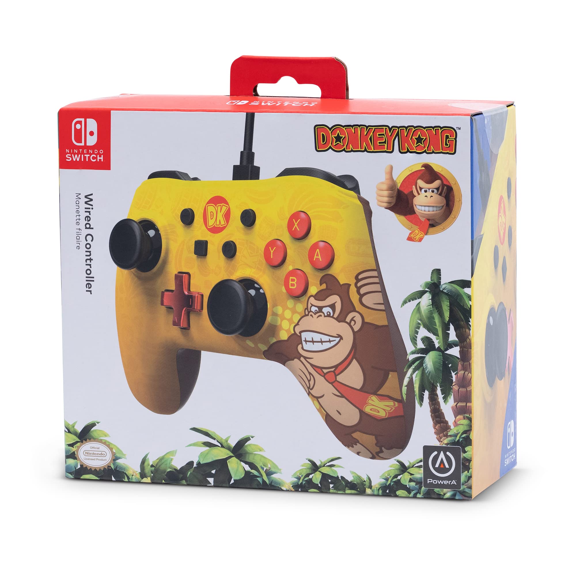 PowerA Donkey Kong Special Edition Wired Controller for Nintendo Switch