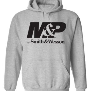 Smith & Wesson M&P Men’s Hooded Sweatshirt, Official Hoodie, XX-Large, Grey