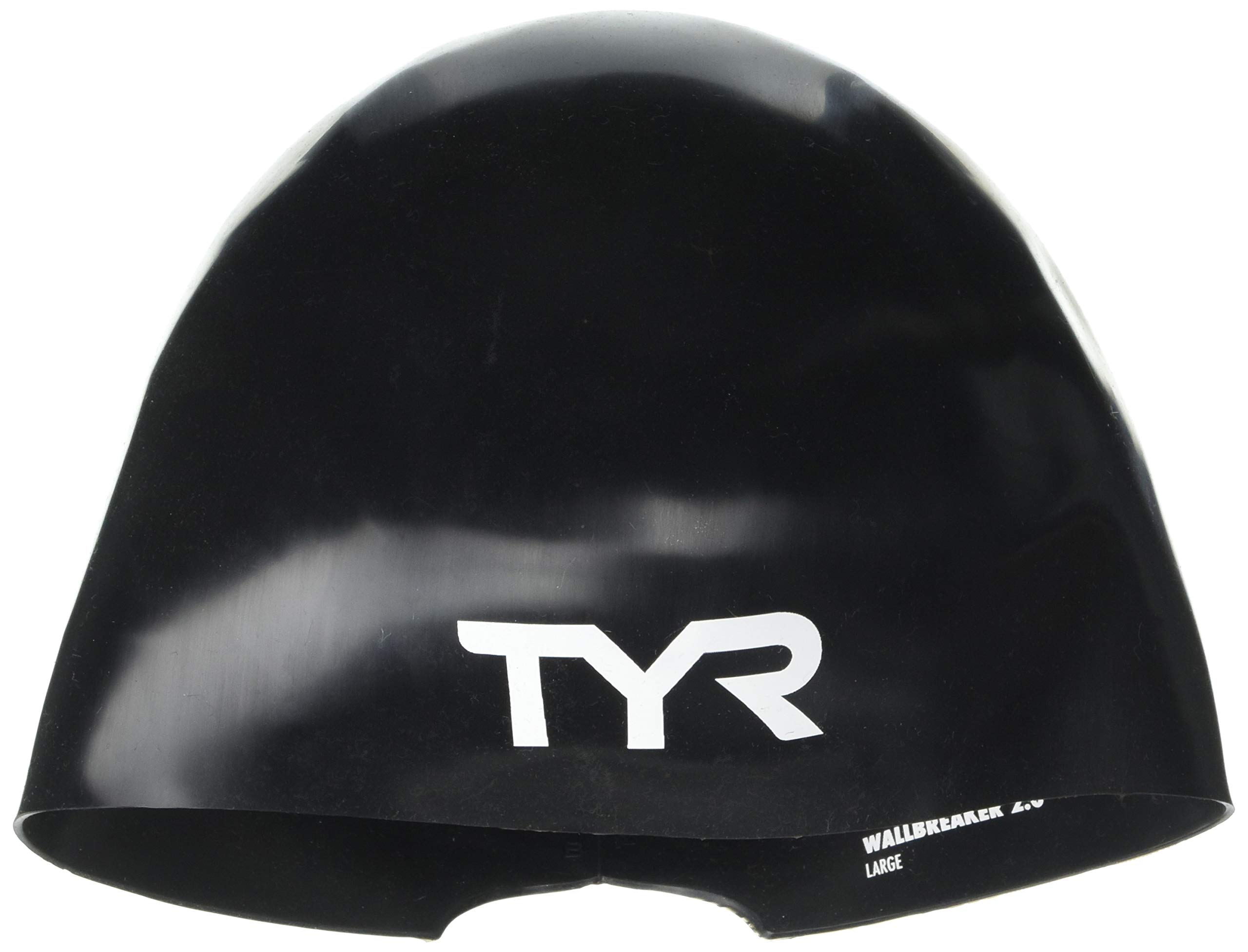 TYR Wall Breaker 2.0 Dome Cap Swimming Equipment, Black, Large