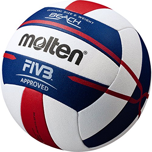 Molten FIVB Approved Elite Beach Volleyball Red/White/Blue