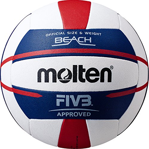 Molten FIVB Approved Elite Beach Volleyball Red/White/Blue