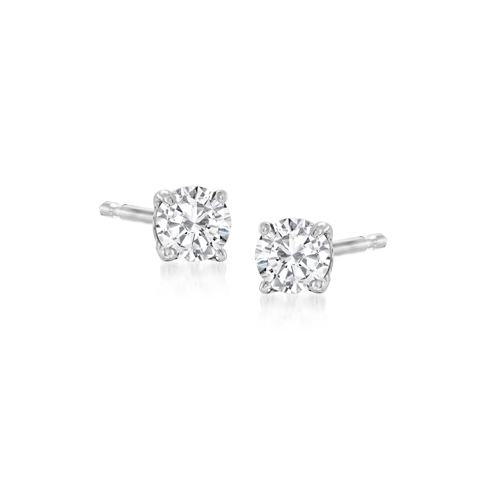 Ross-Simons 0.20 ct. t.w. Diamond Stud Earrings in 14kt Gold