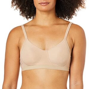 hanes womens x-temp foam wirefree mhg507 bra, nude, medium us