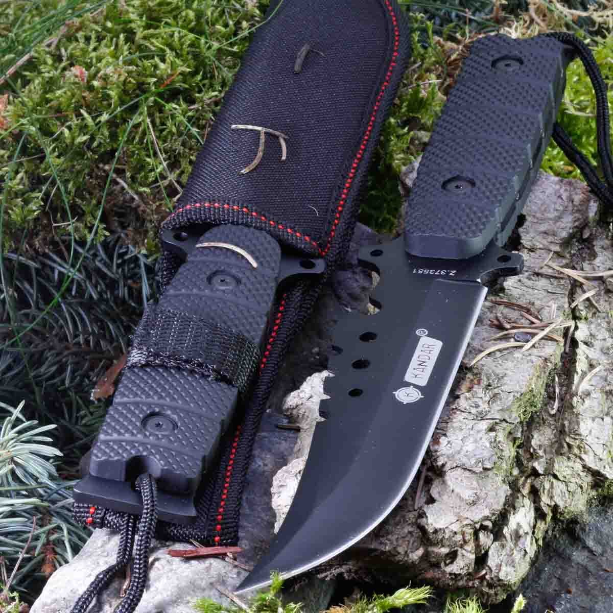 KANDAR XFA-10 • FIXED BLADE KNIFE HUNTING • Overall lenght: 10.98in • FTM-us.