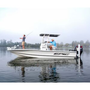 Fishmaster Pro Series Boat T-Top for Center Console Fishing Boats - Universal Fit - Polished and Anodized - Grey Top