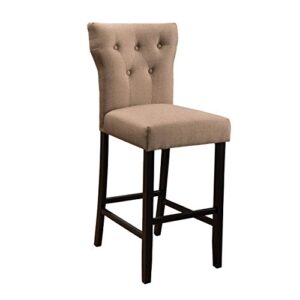 christopher knight home danar fabric counterstool, 2-pcs set, mocha