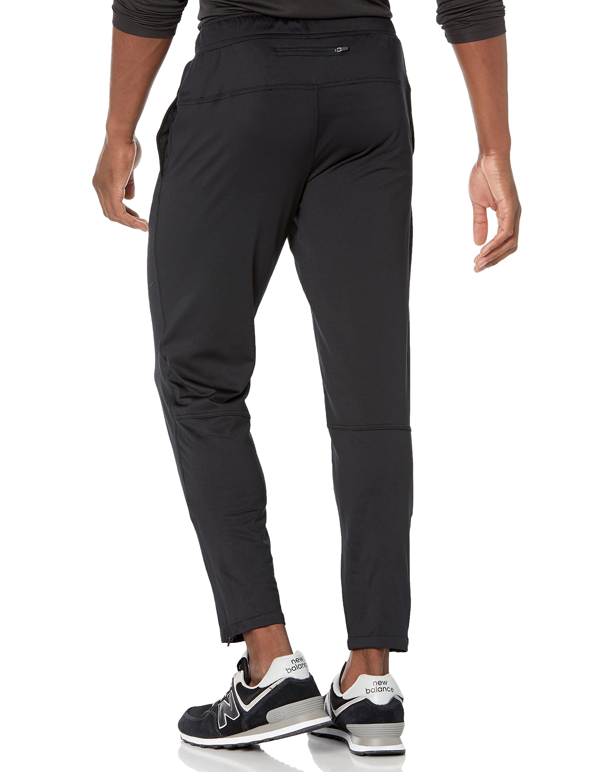 Amazon Essentials Men's Stretch Woven Training Pant, Black, Medium