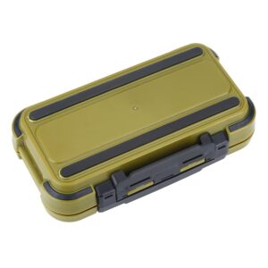 VGEBY Fishing Lure Box, Fishing Tackle Boxes Fishing Lure Case Storage Container Organizer (Army Green) Fishing Tackle Box Fishing Tackle Box