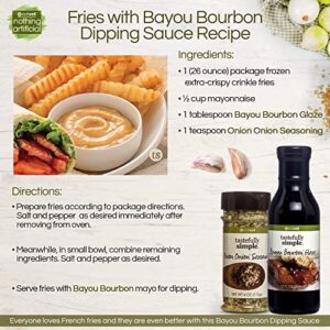 Tastefully Simple Bayou Bourbon Glaze, 12 Fluid Ounce