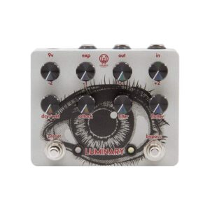 walrus audio luminary quad octave generator v2 guitar effects pedal, silver (900-1013v2)