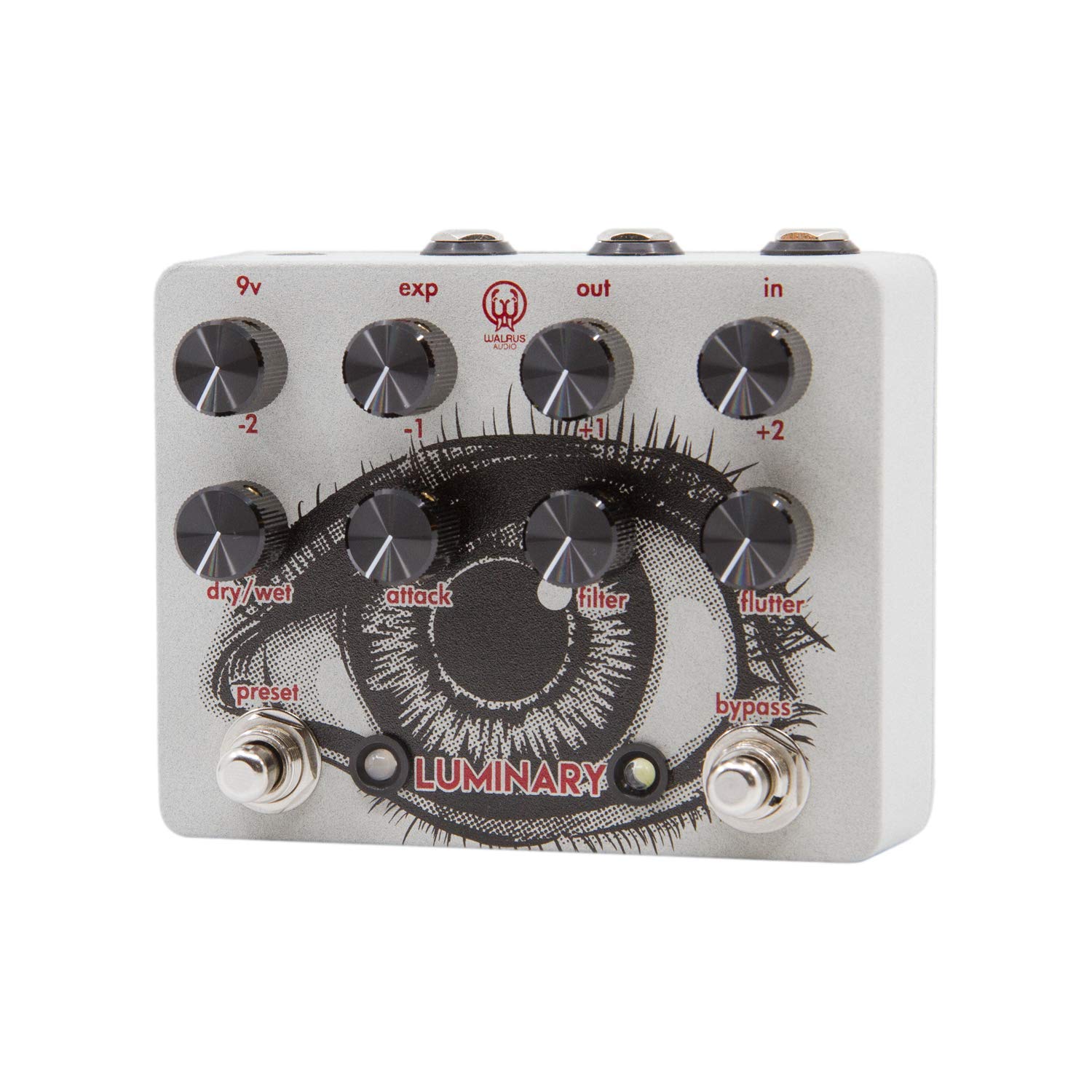 Walrus Audio Luminary Quad Octave Generator V2 Guitar Effects Pedal, Silver (900-1013V2)