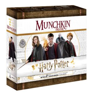 usaopoly munchkin deluxe harry potter board game | officially licensed harry potter gift | collectible steve jackson's munchkin game, mixed colours