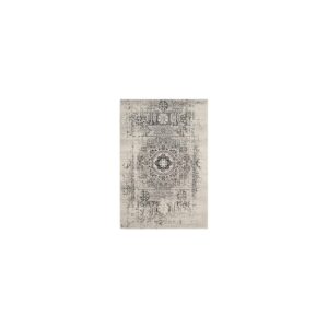 safavieh evoke collection area rug - 10' x 14', ivory & black, oriental medallion distressed design, non-shedding & easy care, ideal for high traffic areas in living room, bedroom (evk260t)