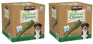 kirkland signature dental chews dog treats, 144 count