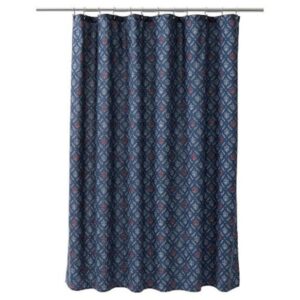 threshold paisley shower curtain - indigo - size:72"x72"