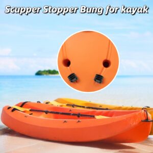 4Pcs/Lot Kayak Scupper Stopper Bung Drain Hole Plugs for Marine Boat 41mm