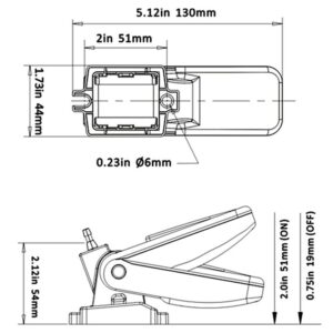 creatorele DC 12V 24V 32V Automatic Boat Bilge Float Switch Bilge Switches Flow Sensor for Automatic Electric Water Pump